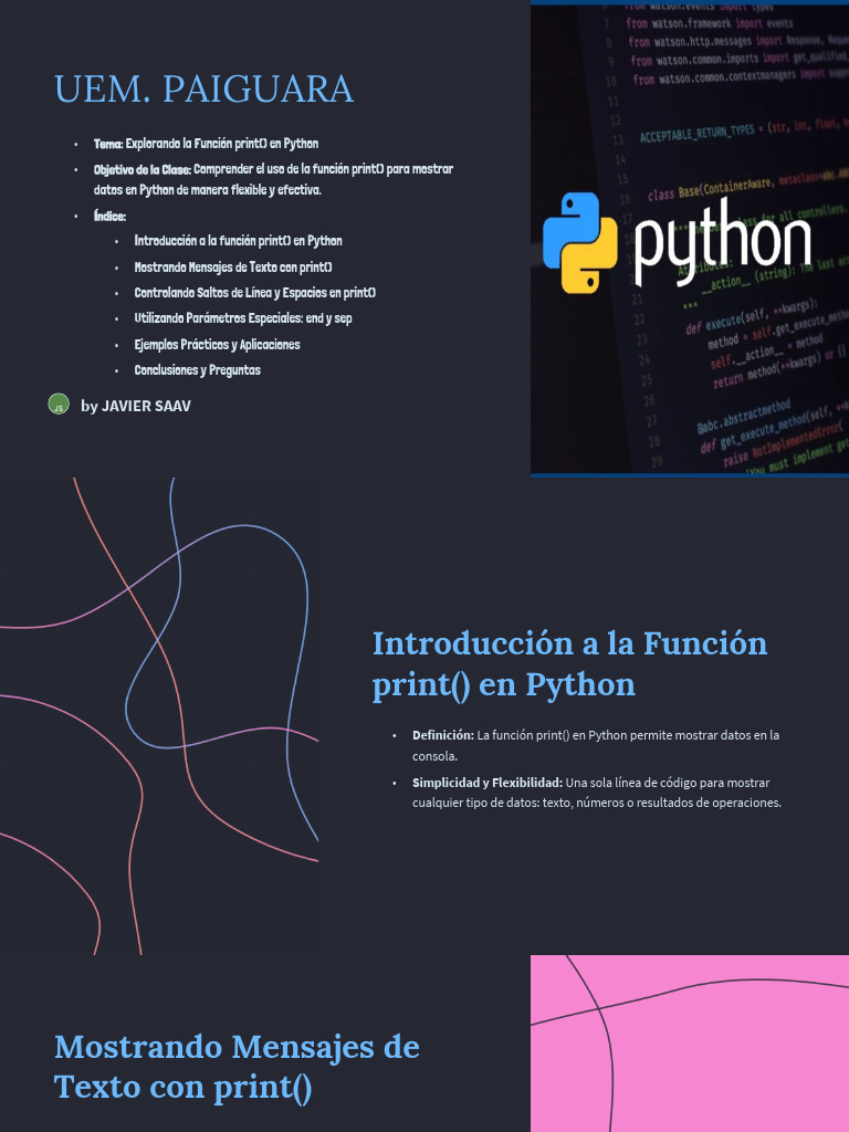 PYTHON | PDF | Python (lenguaje de programación) | Programación de computadoras