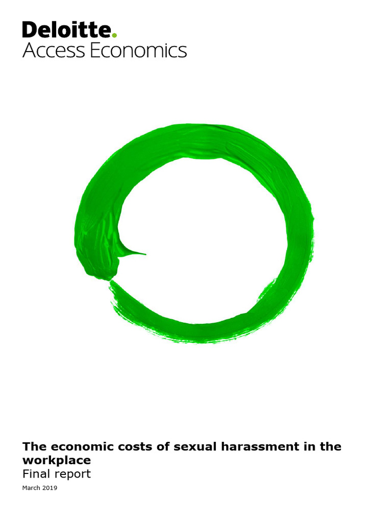 Deloitte Au Economic Costs Sexual Harassment Workplace 240320 | PDF ...