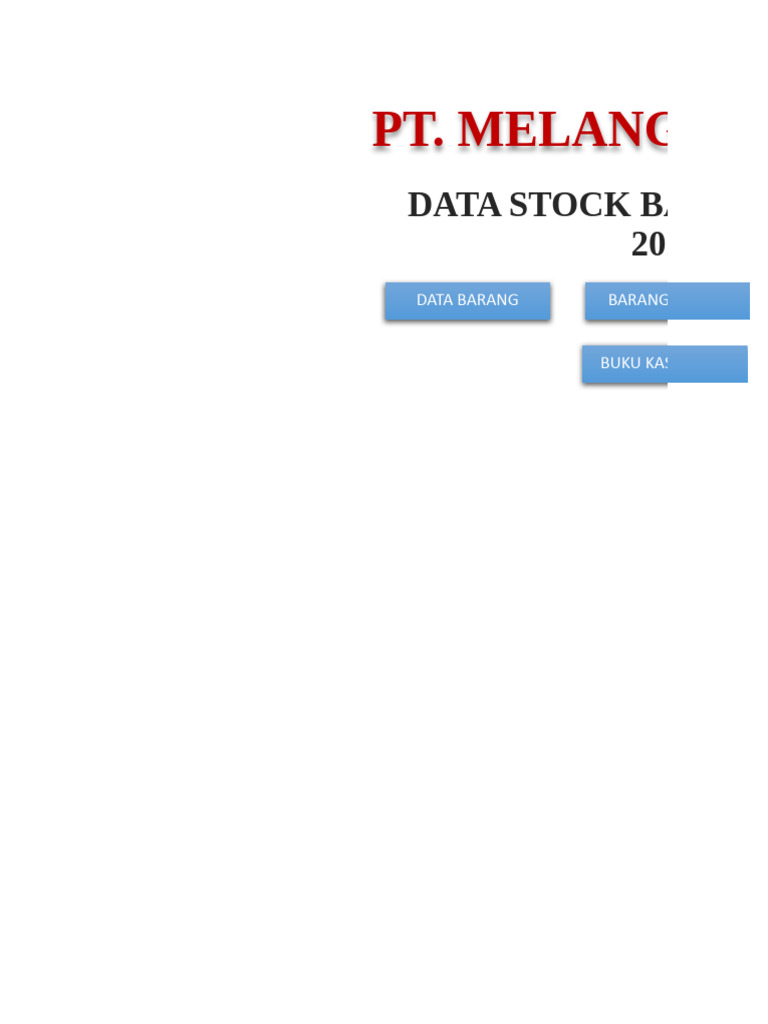 Data Stok Barang | PDF