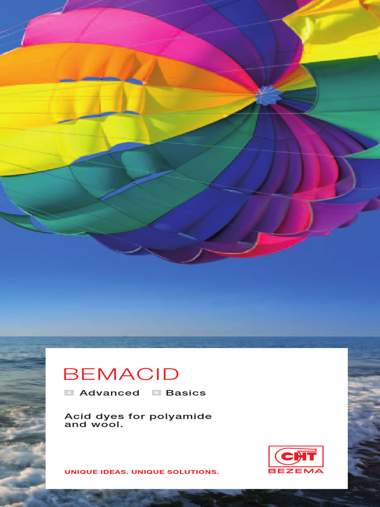 BEMACID Acid Dyes for Wool & Polyamide | PDF | Dye | Dyeing