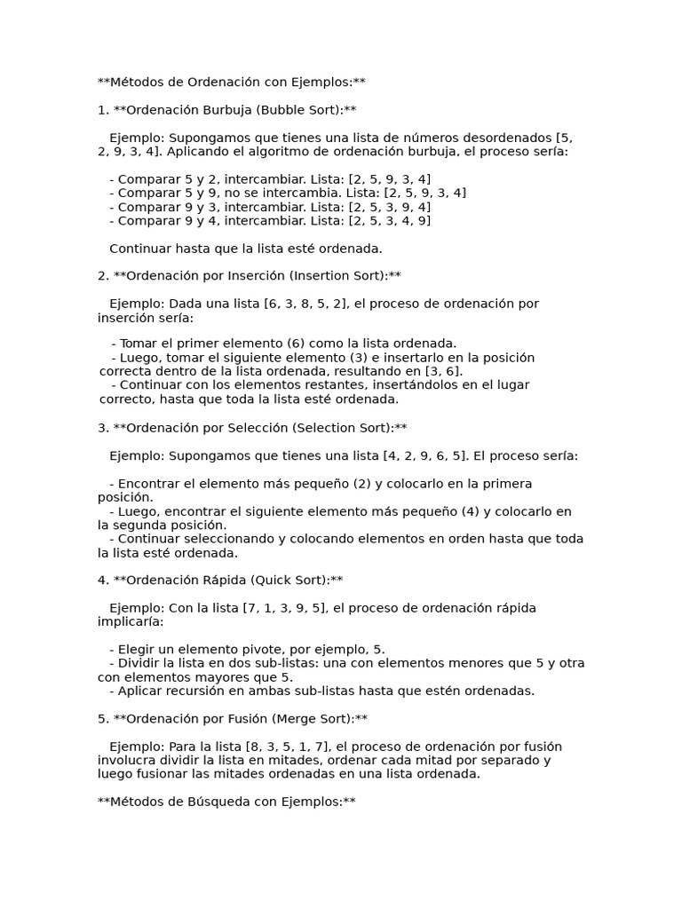 Copia de Métodos | PDF | Matemáticas Aplicadas | Algoritmos