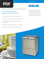 EC-44 Dishmachine Brochure PDF | PDF | Water | Electrical Engineering