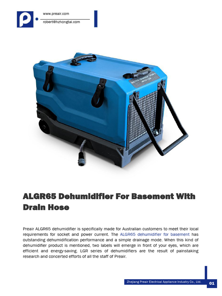 Algr65 Dehumidifier For Basement With Drain Hose | PDF | Basement | Sustainable Technologies