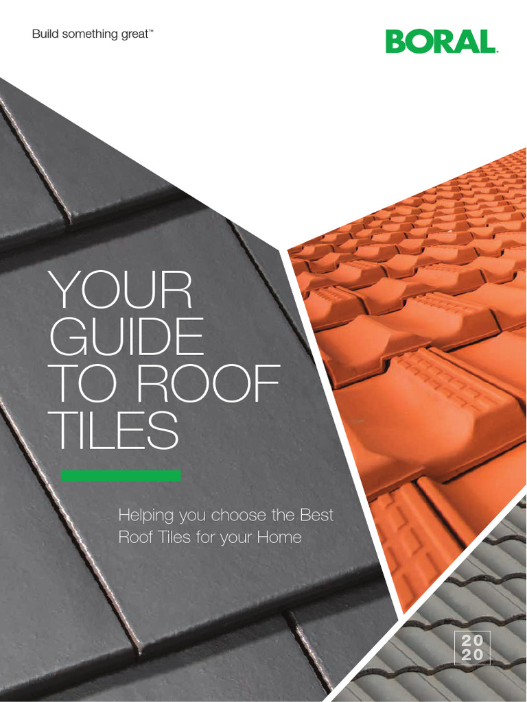 Boral Your Guide To Roof Tiles 2020 FINAL | PDF | Roof | Building ...