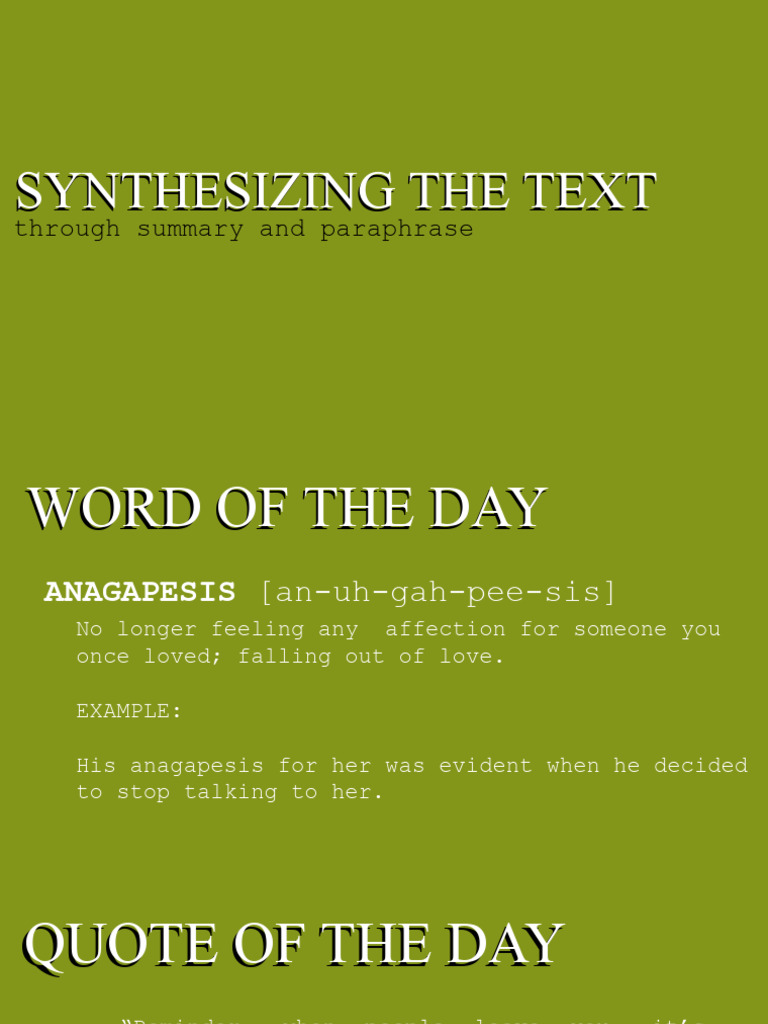 Eapp Summarizing | PDF | Paragraph | Speed Reading