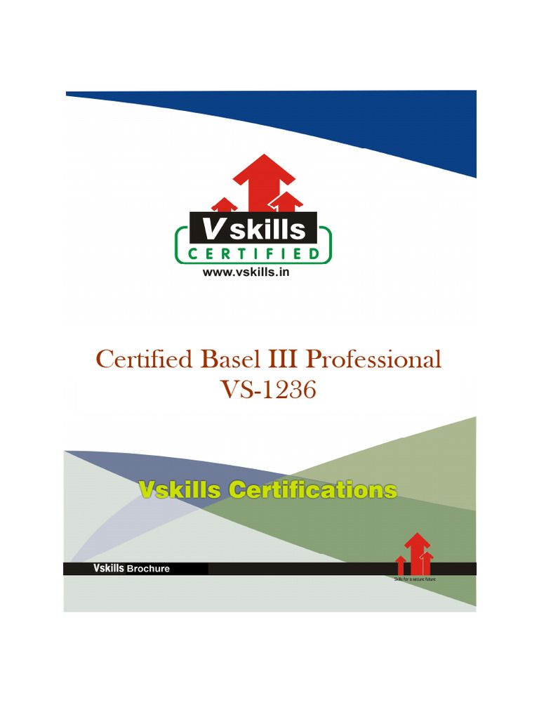 Vs 1236 Certified Basel III Professional Brochure | PDF | Basel Ii ...