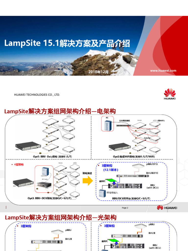 LampSite 15.1解决方案及产品介绍 | PDF