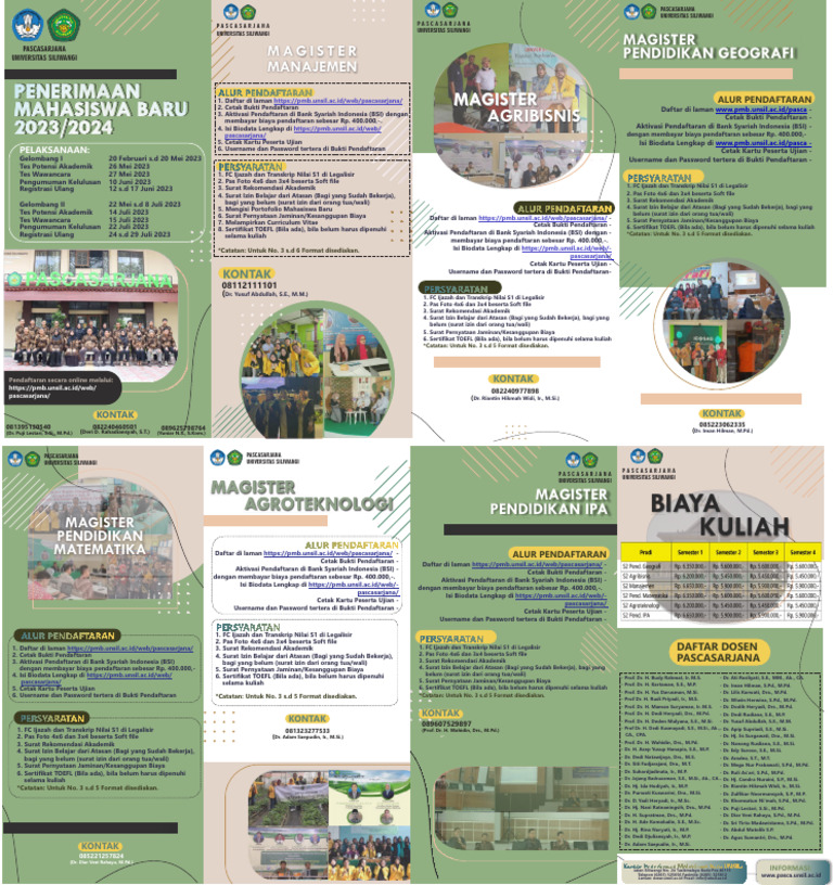 Brosur PMB 2023 2024 | PDF