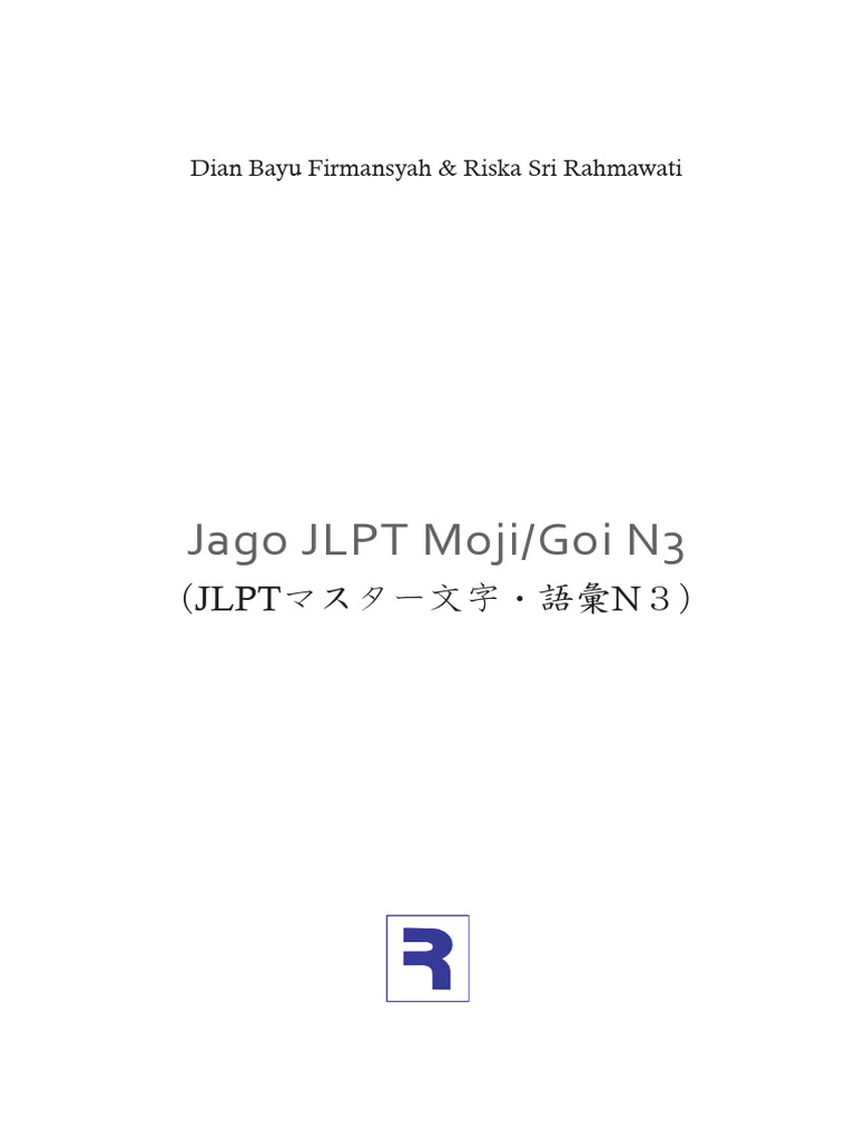 Jago JLPT | PDF