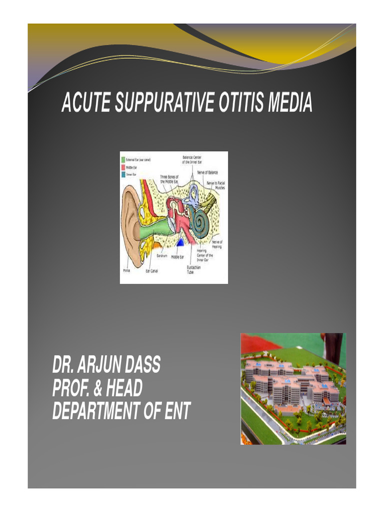 Acute Suppurative Otitis Media | PDF | Diseases And Disorders | Medical ...