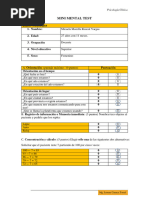 Mini Cog Spanish | PDF | Reloj