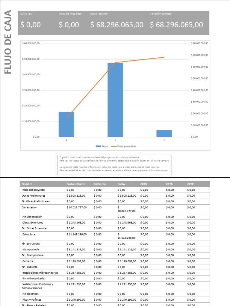 Informe Flujo de Caja | PDF
