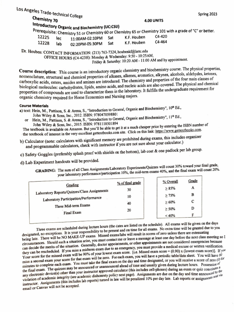 Chem Syllabus | PDF | Organic Chemistry | Chemistry