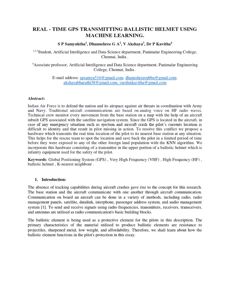 Camera Ready Paper PDF | PDF | Radar | Radio