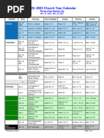 Quarterly Sunday School Lesson Plan - January to March 2025 | PDF