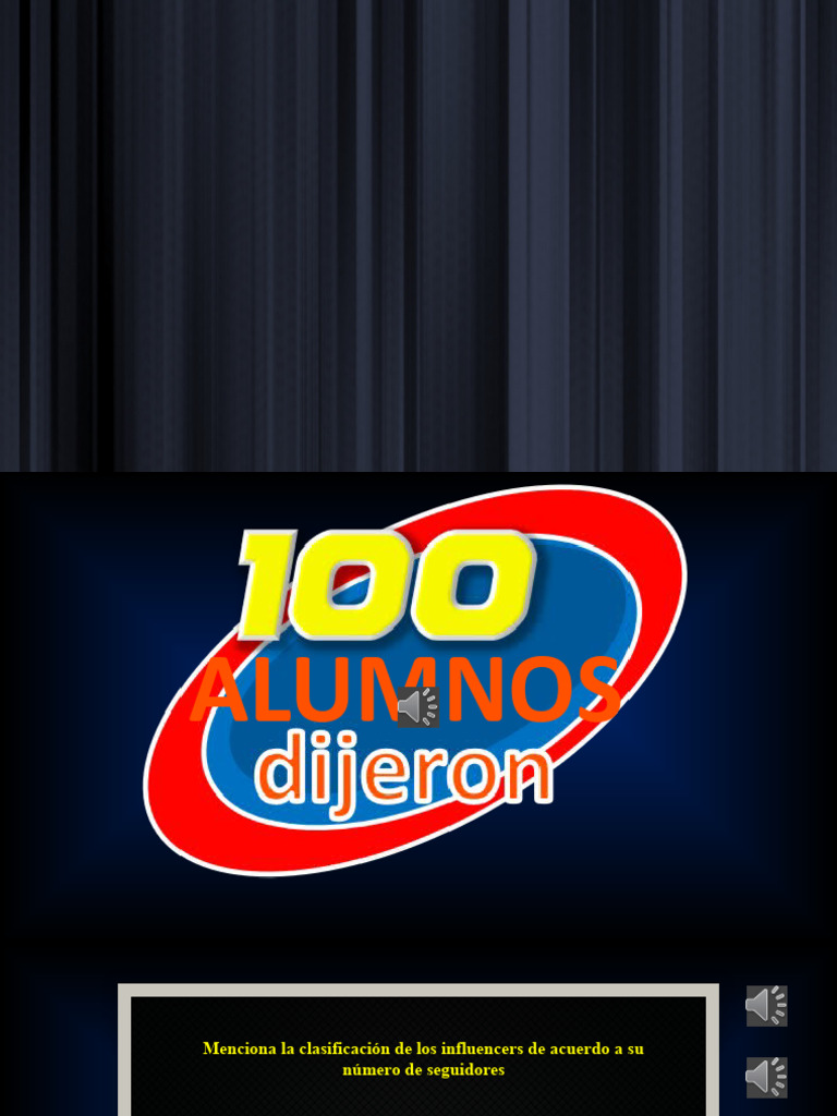 100 ALUMNOS DIJERON | PDF