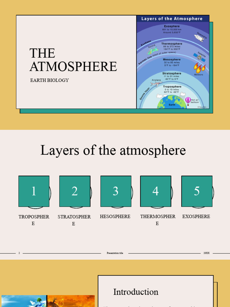 The Atmosphere | PDF | Atmosphere Of Earth | Atmosphere