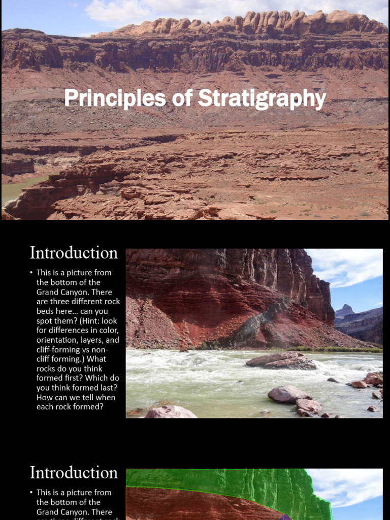 Lesson 2 Principles of Stratigraphy | PDF | Stratigraphy | Rock (Geology)