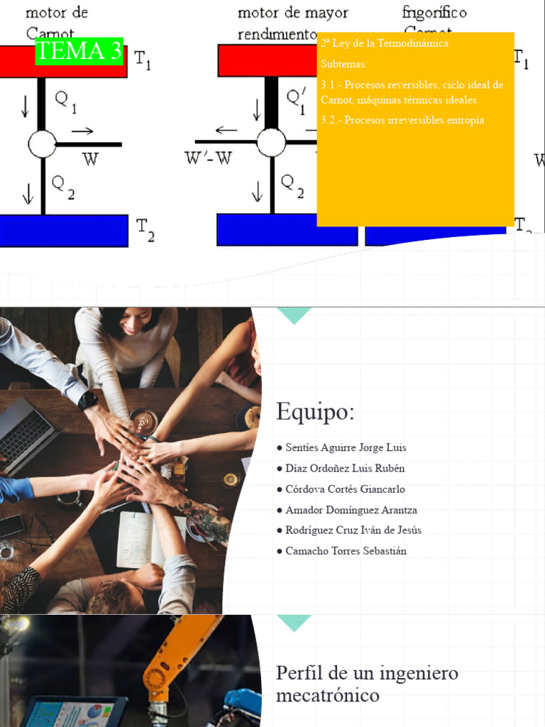 Equipo U3 Termodinamica | PDF | Entropía | Refrigeración