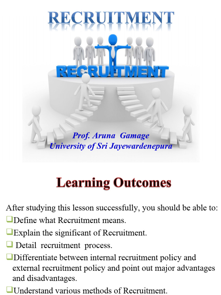 Understanding Recruitment Processes | PDF | Recruitment | Employment