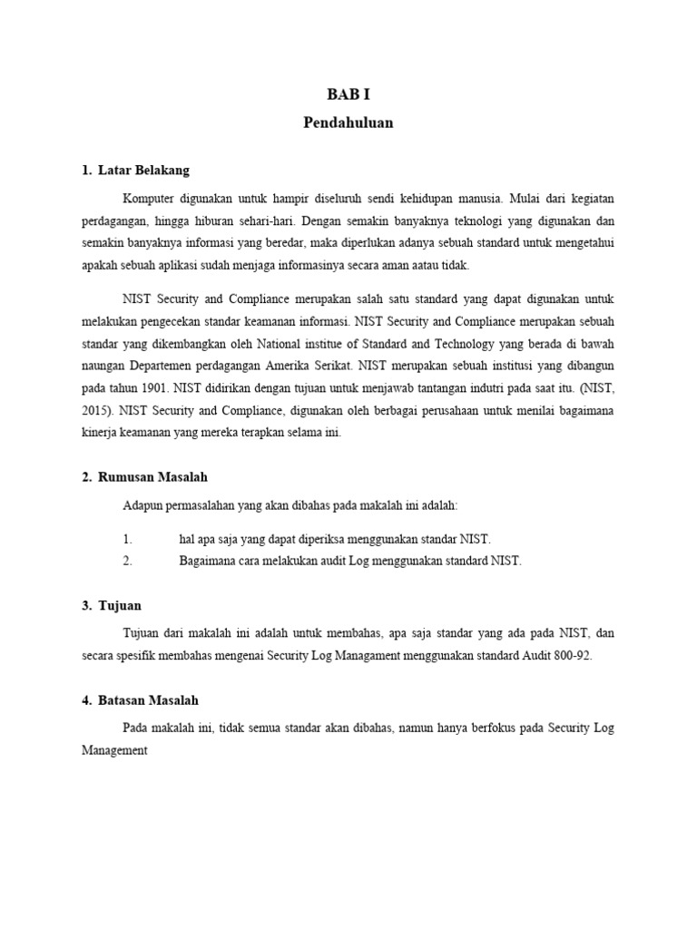 NIST dan Standar Keamanan Informasi | PDF