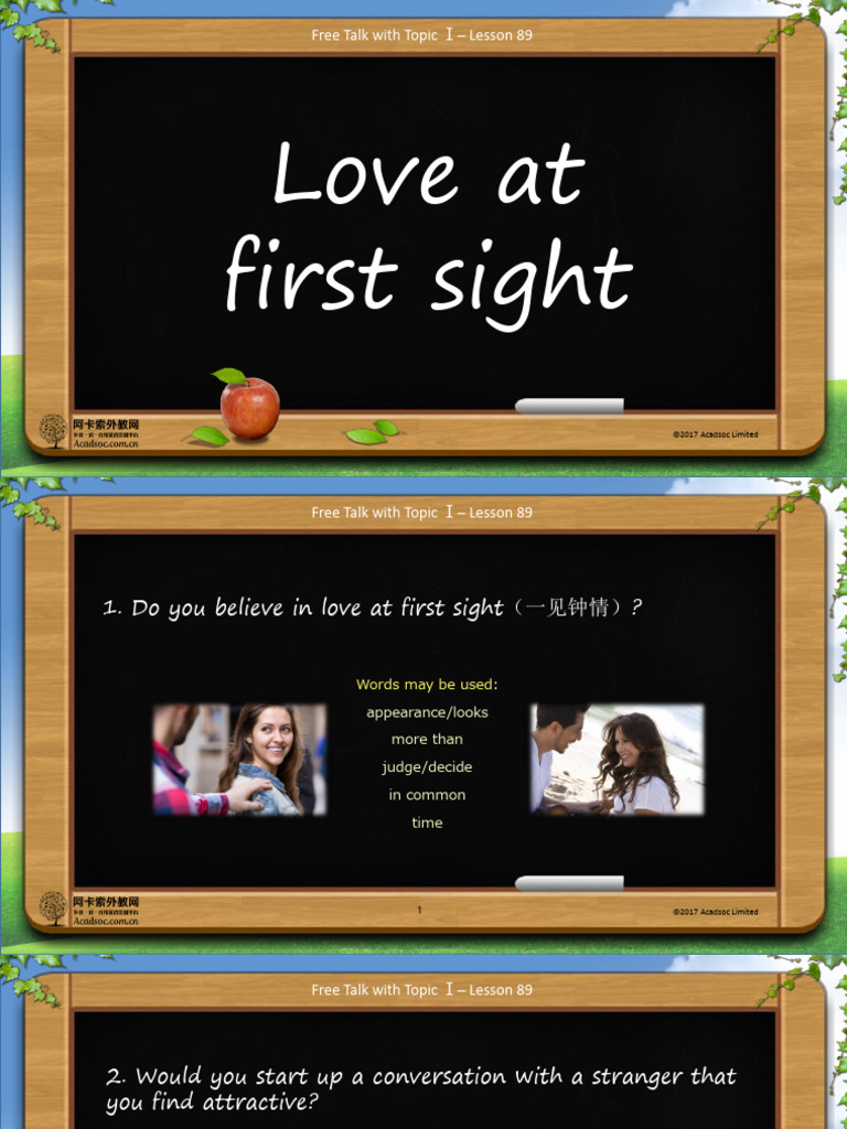 Love at First Sight | PDF