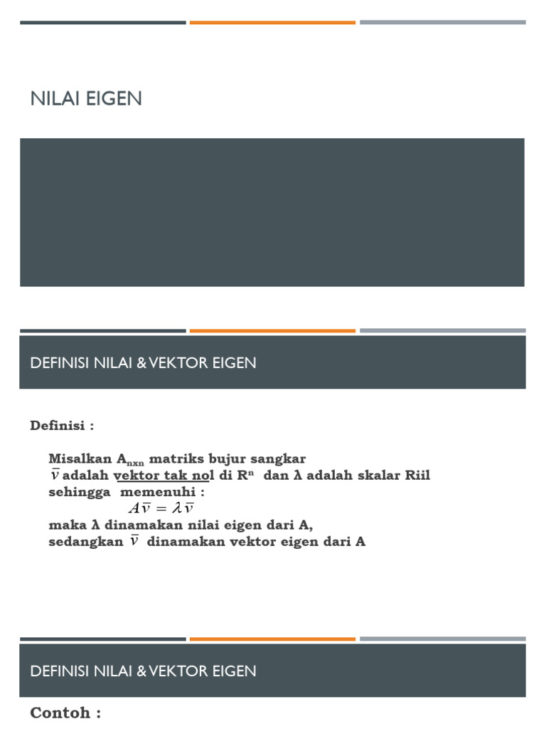 9. Nilai Eigen | PDF