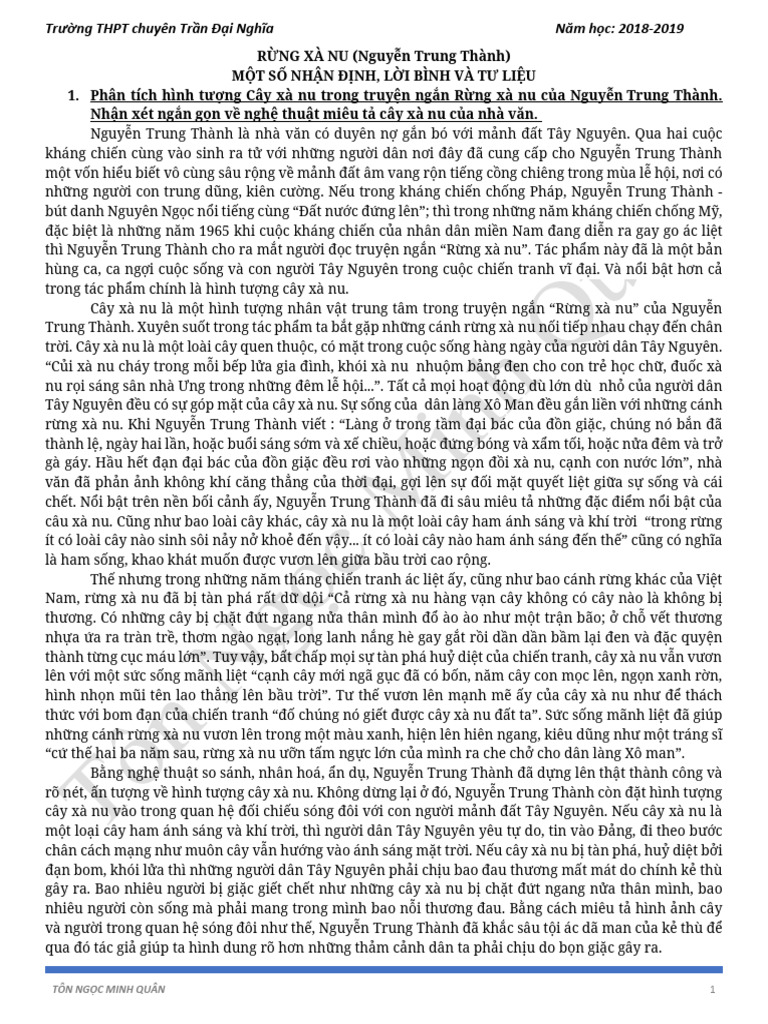 NG Van 12 RNG XA NU Nguyn Trung Thanh | PDF