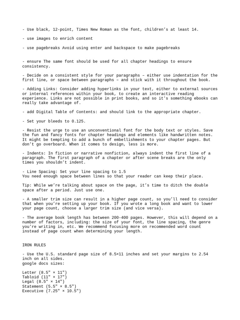 Formating Guidelines | PDF | Paragraph | Text