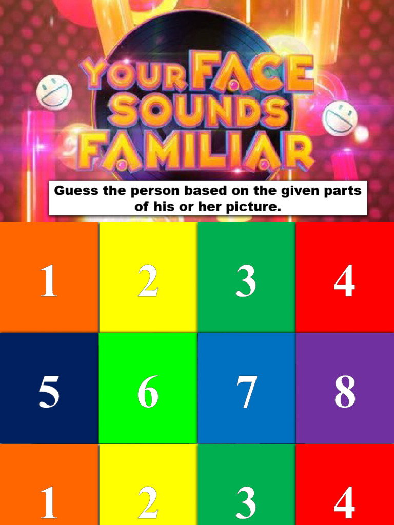 YOUR-FACE-SOUNDS-FAMILIAR-POWERPOINT-GAME | PDF