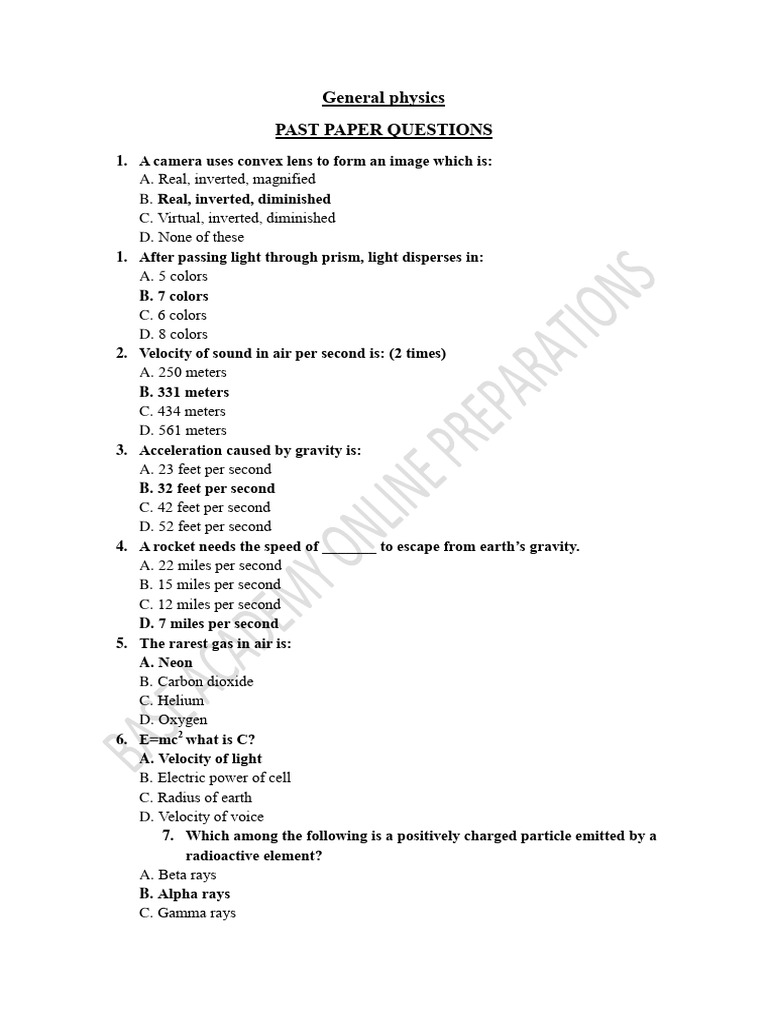 General Physics PDF | PDF | Light | Mirror