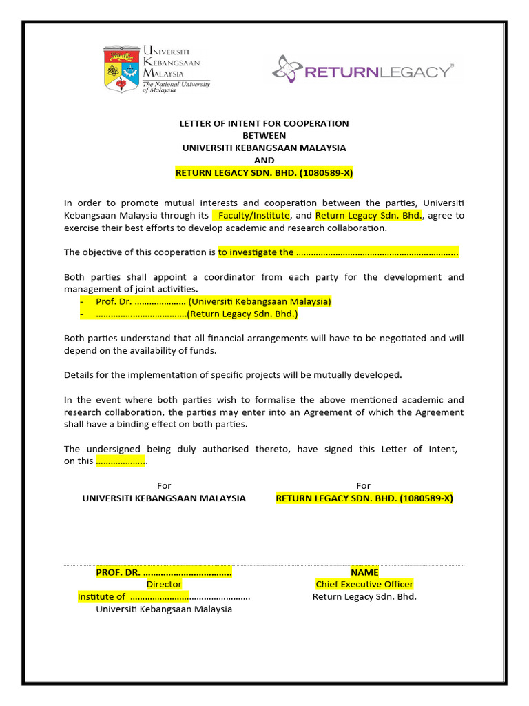 Contoh Loi Ukm Bi | PDF