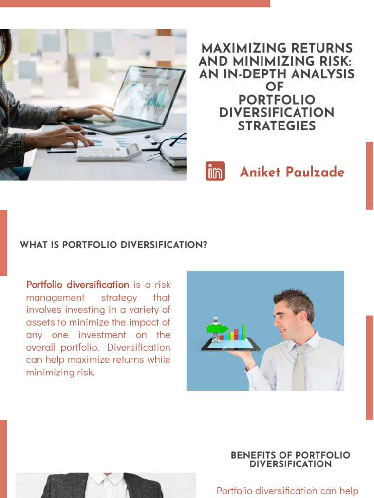 Maximizing Returns and Minimizing Risk An in Depth Analysis of Portfolio Diversification ...