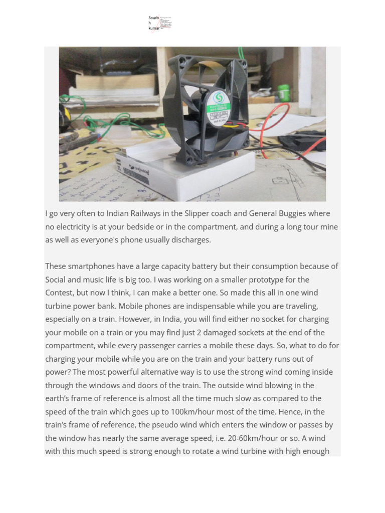 Wind Driven Mobile Charging Unit Signed | PDF | Inductor | Electrical ... Wind Driven Mobile Charging Unit Signed | PDF | Inductor | Electrical ...