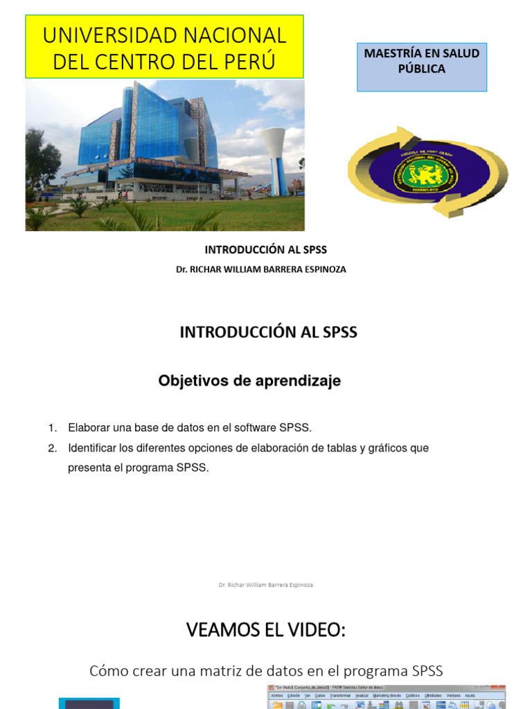 Introduccion Al SPSS | PDF | Spss | Software