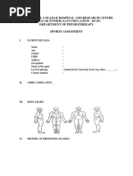 Y Balance Test Score Sheet | PDF