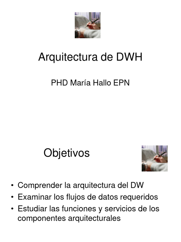 3arquitectura1 de Un DWH | PDF