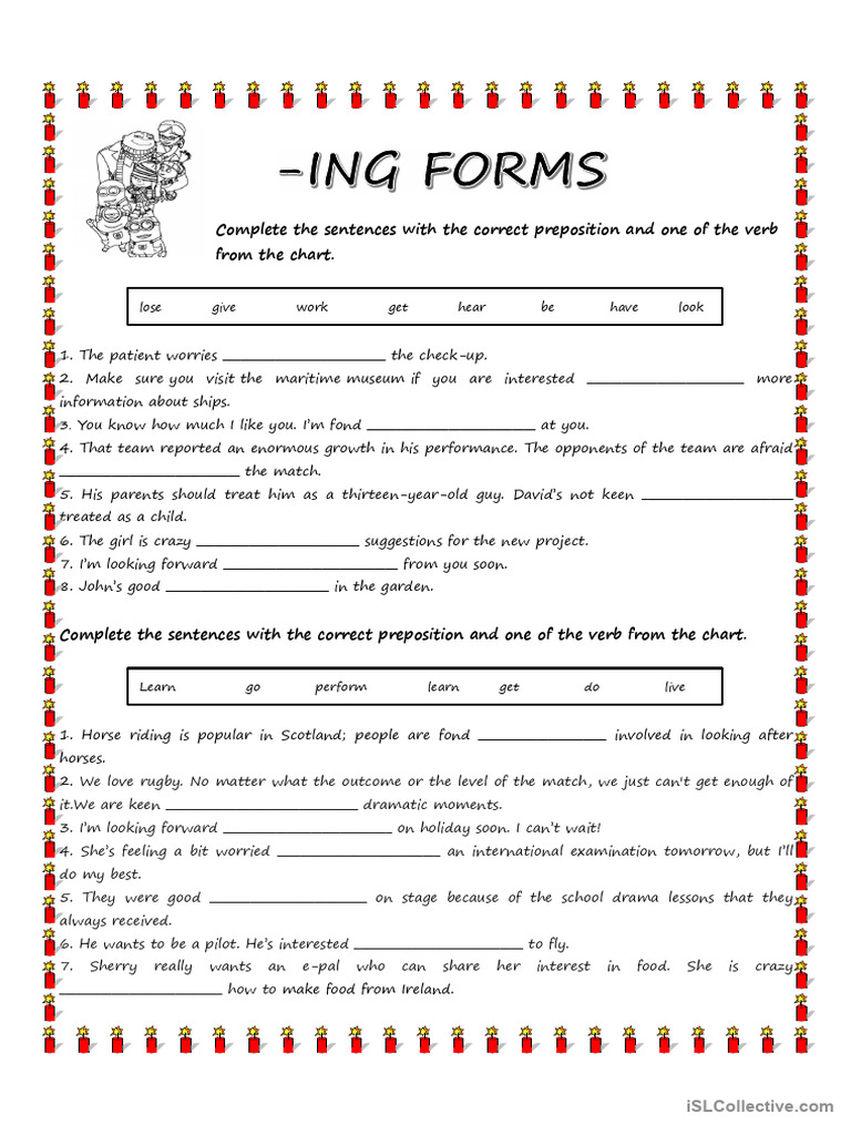 Preposition +ing | PDF