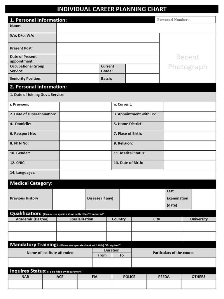 Blank ICP Chart | PDF