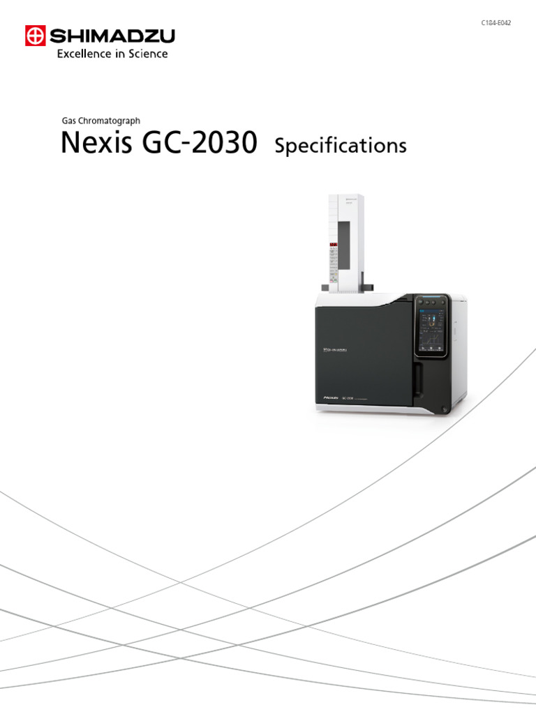 Nexis GC-2030: Specifications | PDF | Gas Chromatography | Scientific ...