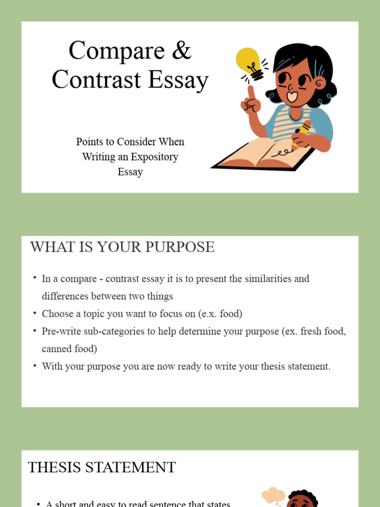 Compare Contrast | PDF | Essays