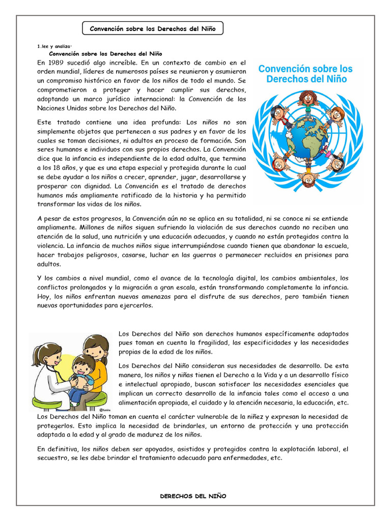 Ficha PS Lun 6 Convencion | Descargar gratis PDF | Derechos de los ...