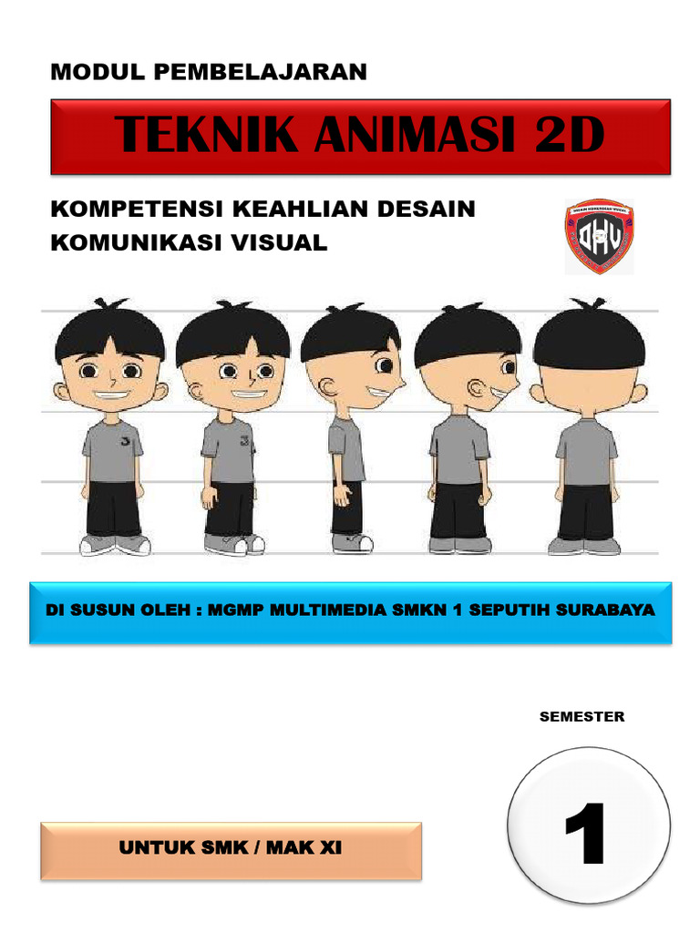 Modul Pembelajaran Animasi 2d Semester 1 | PDF
