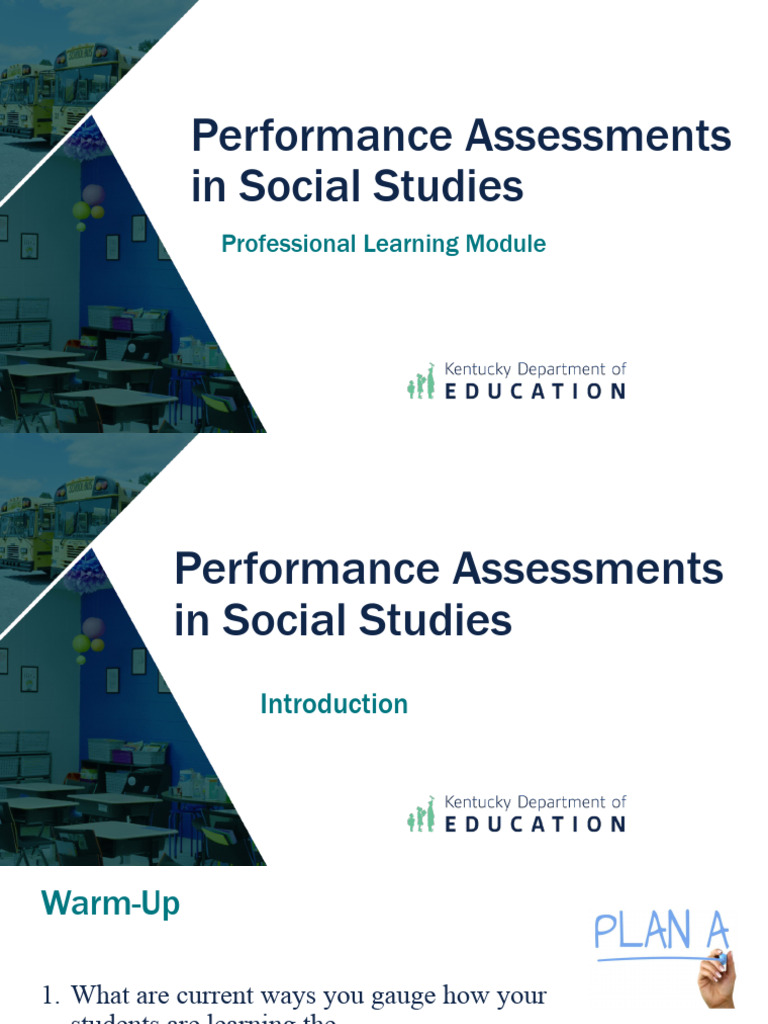 Performance Assessments in Social Studies Module | PDF | Educational ...