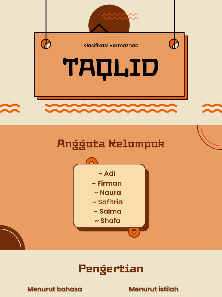 Hukum dan Klasifikasi Taqlid dalam Islam | PDF