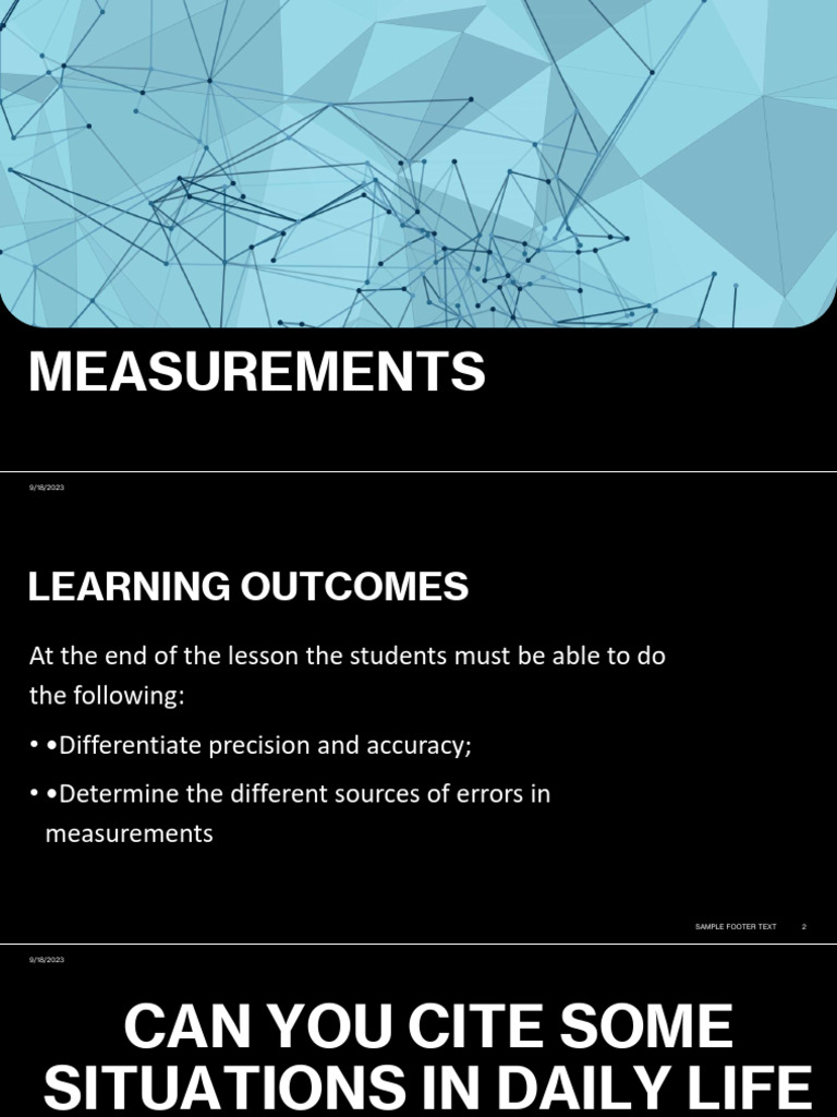 MEASUREMENTS | PDF | Significant Figures | Measurement