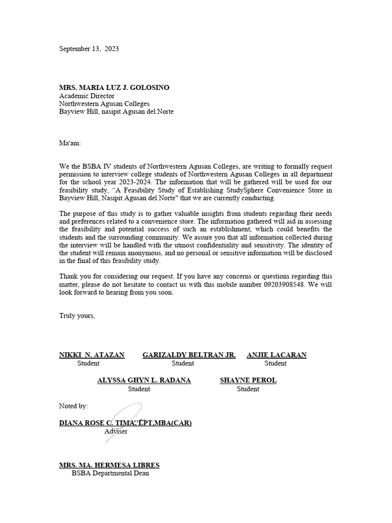 Permission-letter-to-conduct-interview-nac-nnvs | PDF