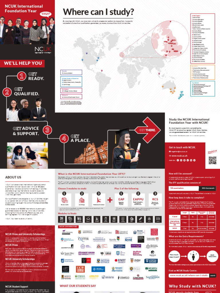 International Foundation Year Map 2021 | PDF | Academic Degree ...