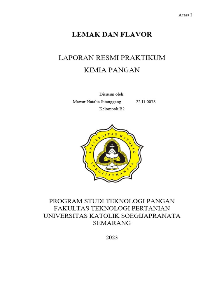 Analisis Kualitas Minyak: FFA dan PV | PDF