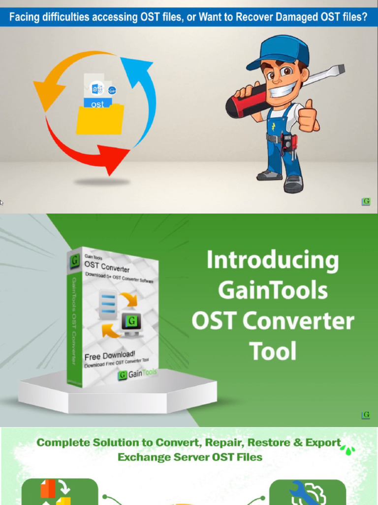 OST Conversion Tool by GainTools | PDF